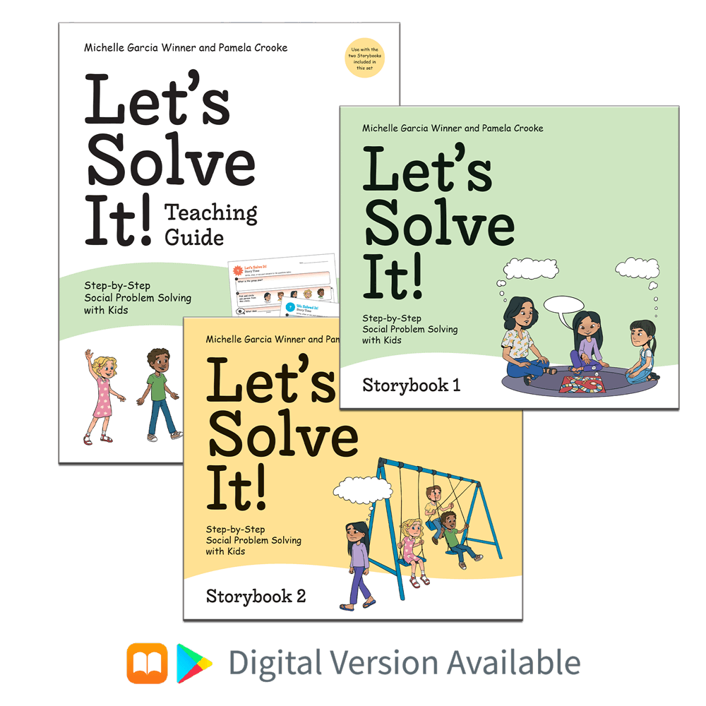 Let’s Solve It! Step-by-Step Social Problem Solving with Kids, 3-Book Teaching Set - Autism ...